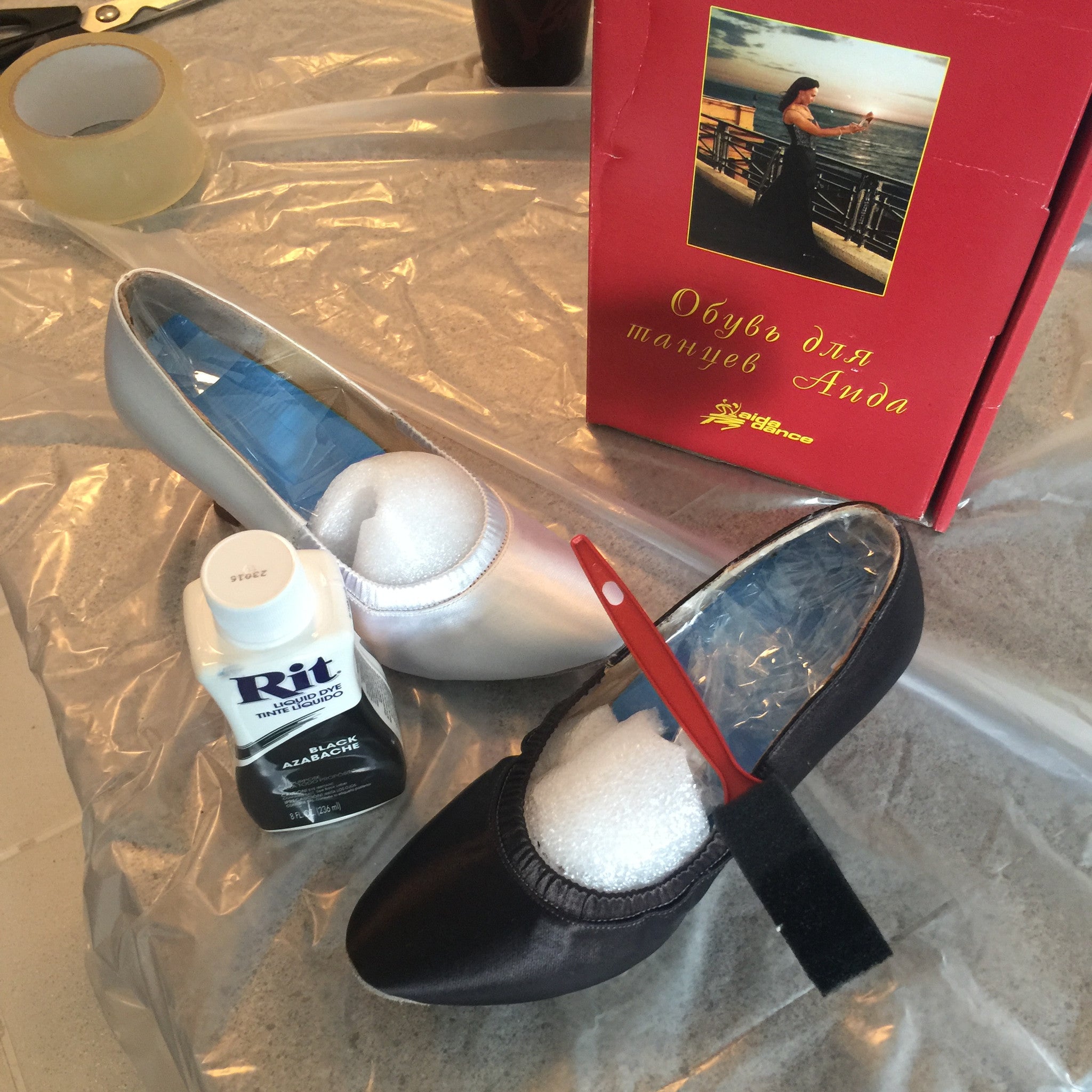 Dye Your White Satin AIDA Dance Shoes in Any Color – Aida Dance USA